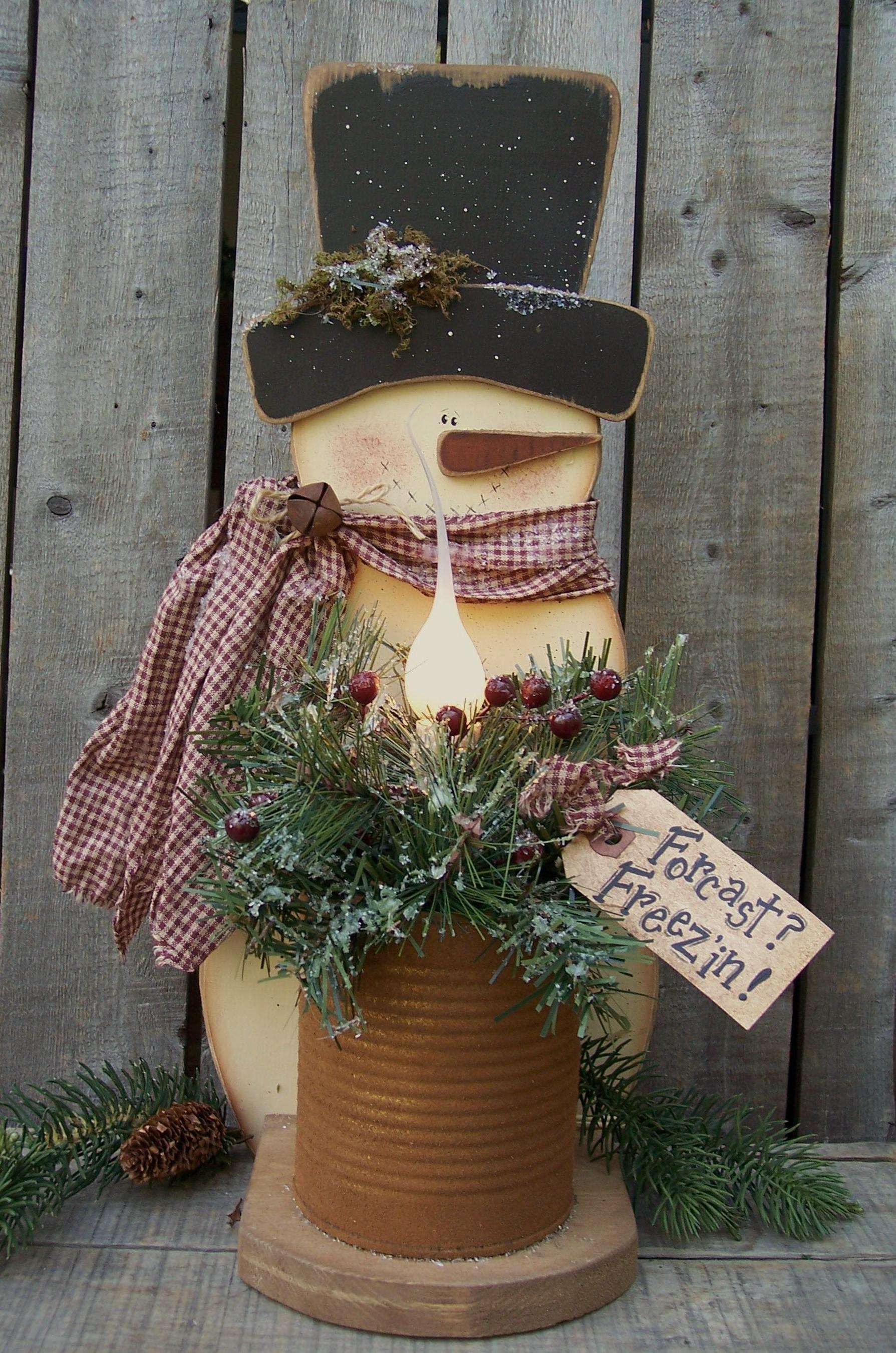 K123 Freezin' Season Snowman Winter Scroll Saw Pattern PDF – Bee'in ...