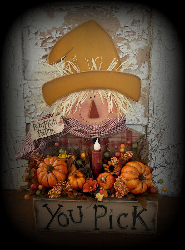 K230 Pumpkin Patch Scarecrow Digital Download Pattern – Bee'in Creative ...